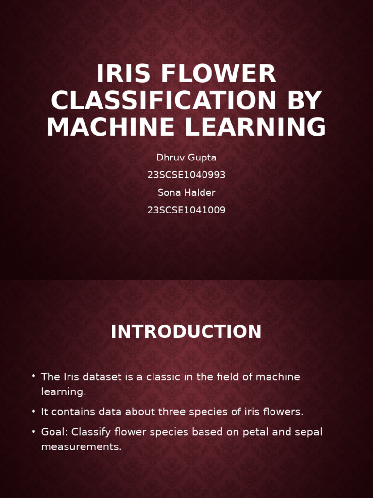 Iris Flower Classification Project | PDF | Machine Learning | Applied Mathematics