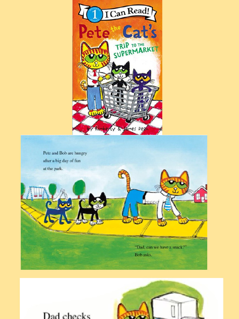 Pete The Cat - A Trip To The Supermarket | PDF