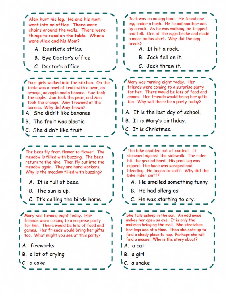 Inferencing Cards | PDF