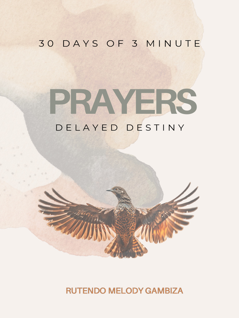 30 Days of 3-Minute Destiny Prayers | PDF | Prayer | Patience