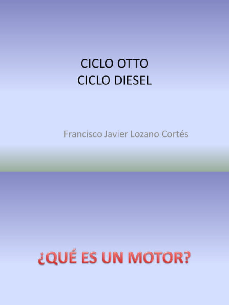 Ciclo Otto | PDF