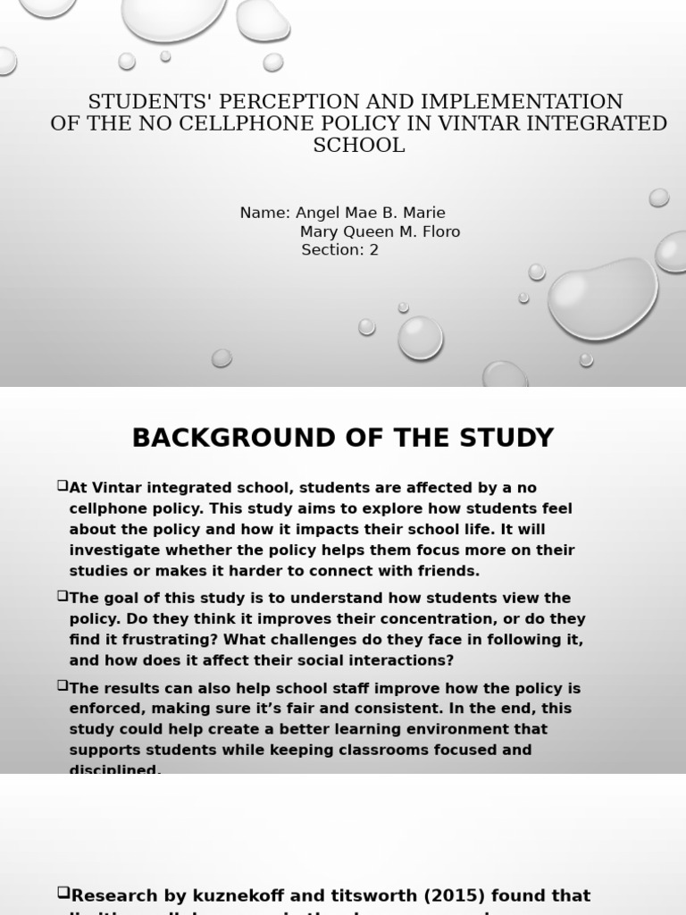 Students' Perception and Implementation | PDF | Policy | Behavioural Sciences