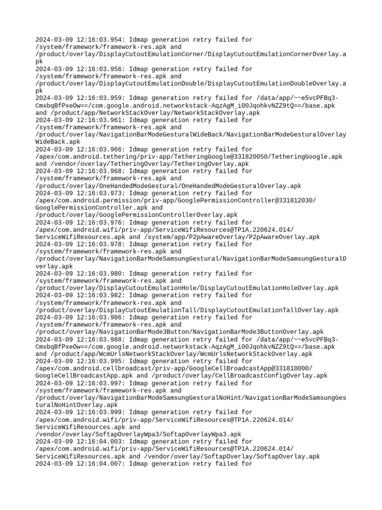lom_log | PDF | Android (Robot) | Operating System Families