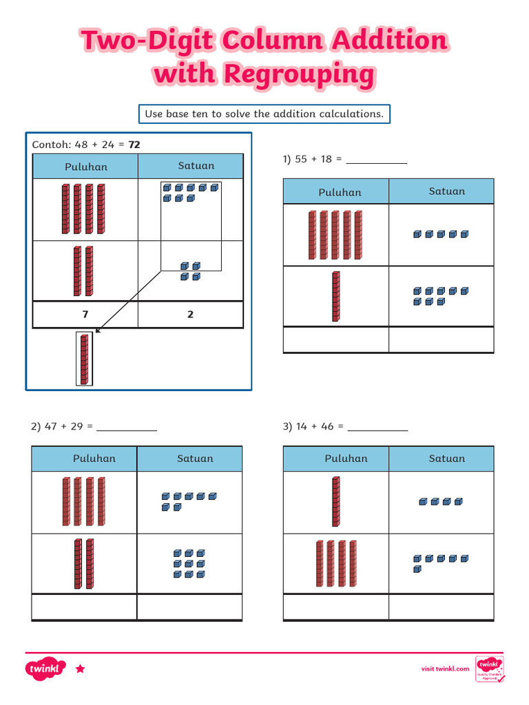 WS5 Kelompok Penjumlahan Menyimpan | PDF