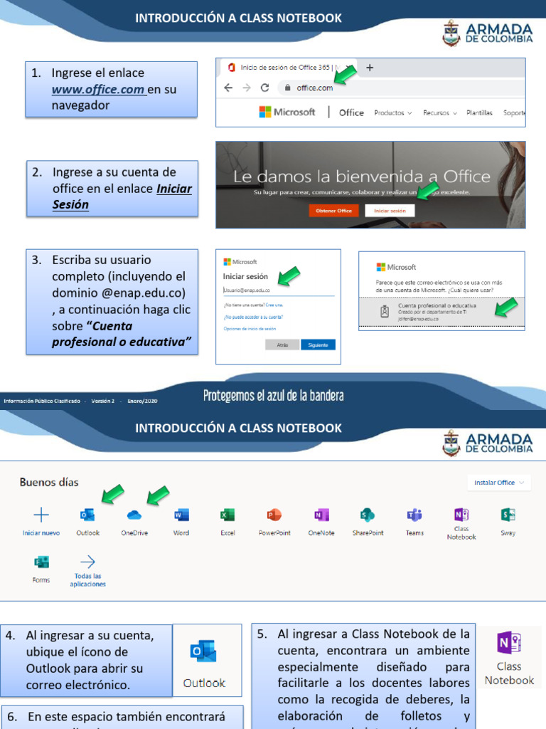 Guía para Crear un Class Notebook | PDF | Informática | Software