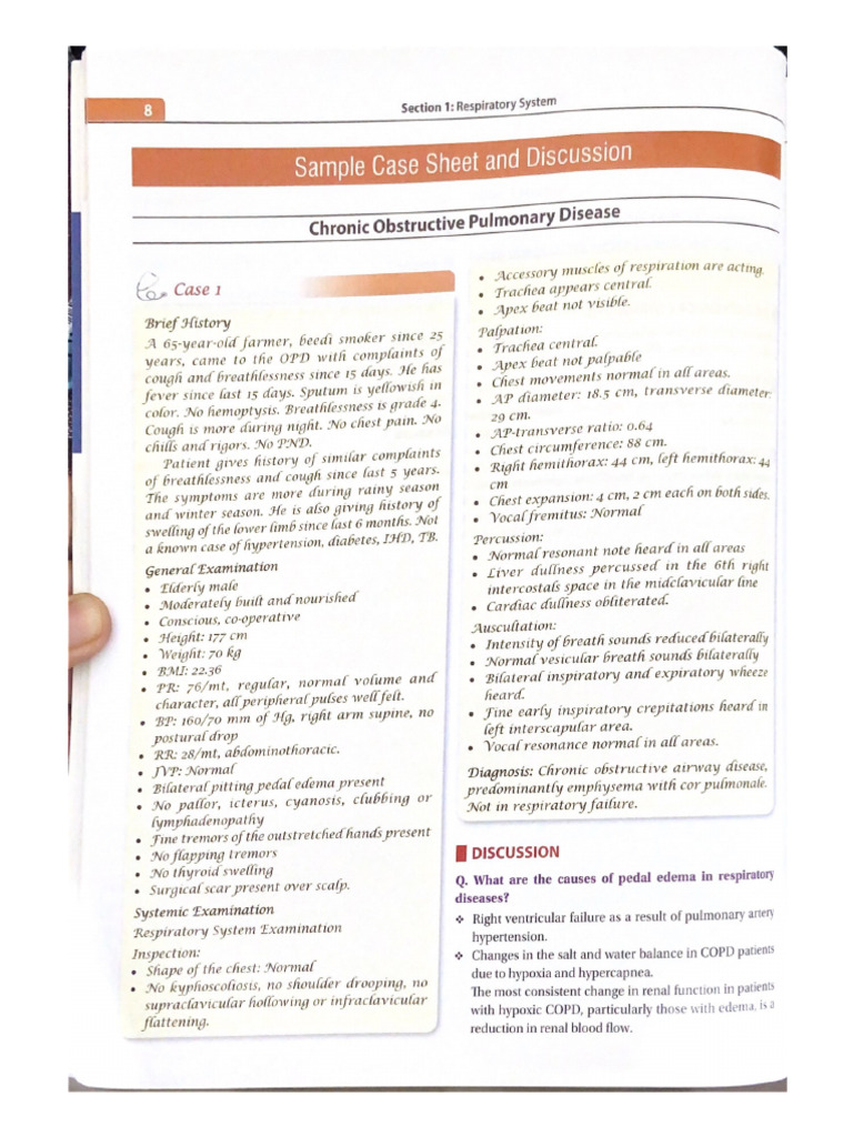Sample Case Sheet and Discussion | PDF