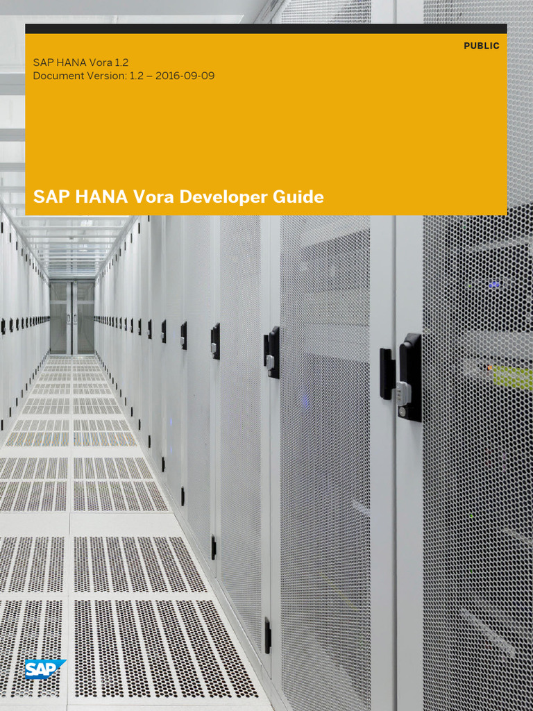 SAP HANA Vora Developer Guide en | PDF | Apache Spark | Apache Hadoop