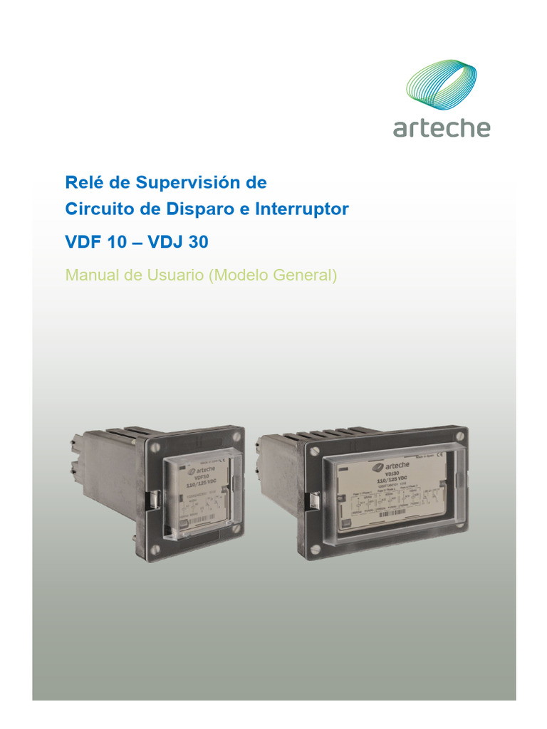 Arteche Mu Reles-Vdf-Vdj Es | PDF | Relé | Cambiar