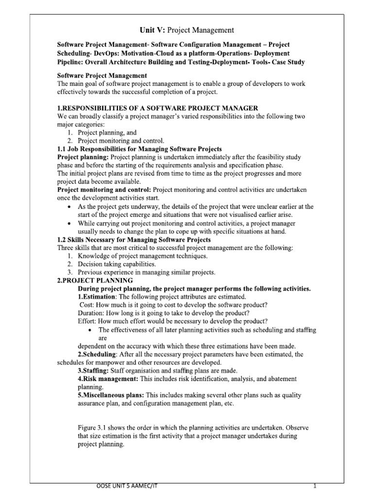 Unit 5 Material | PDF