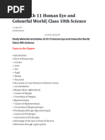 Human Eye Anatomy and Vision Defects | PDF | Eye | Human Eye