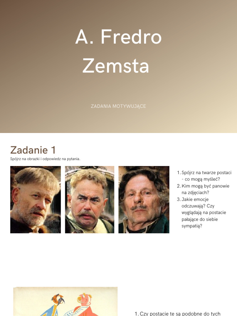 A. Fredro Zemsta | PDF
