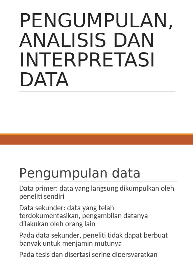 Hasil Analisis Data Penelitian Statistik | PDF