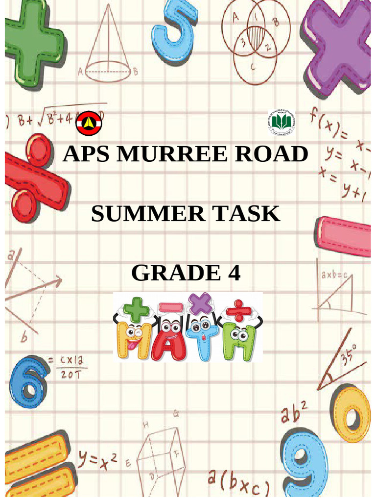 Worksheet For Summer Break Grade 4 Maths | PDF