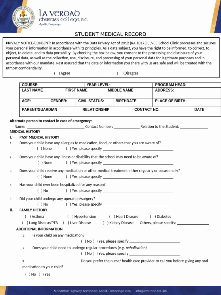 Student Medical Record College | PDF | Nonsteroidal Anti Inflammatory ...