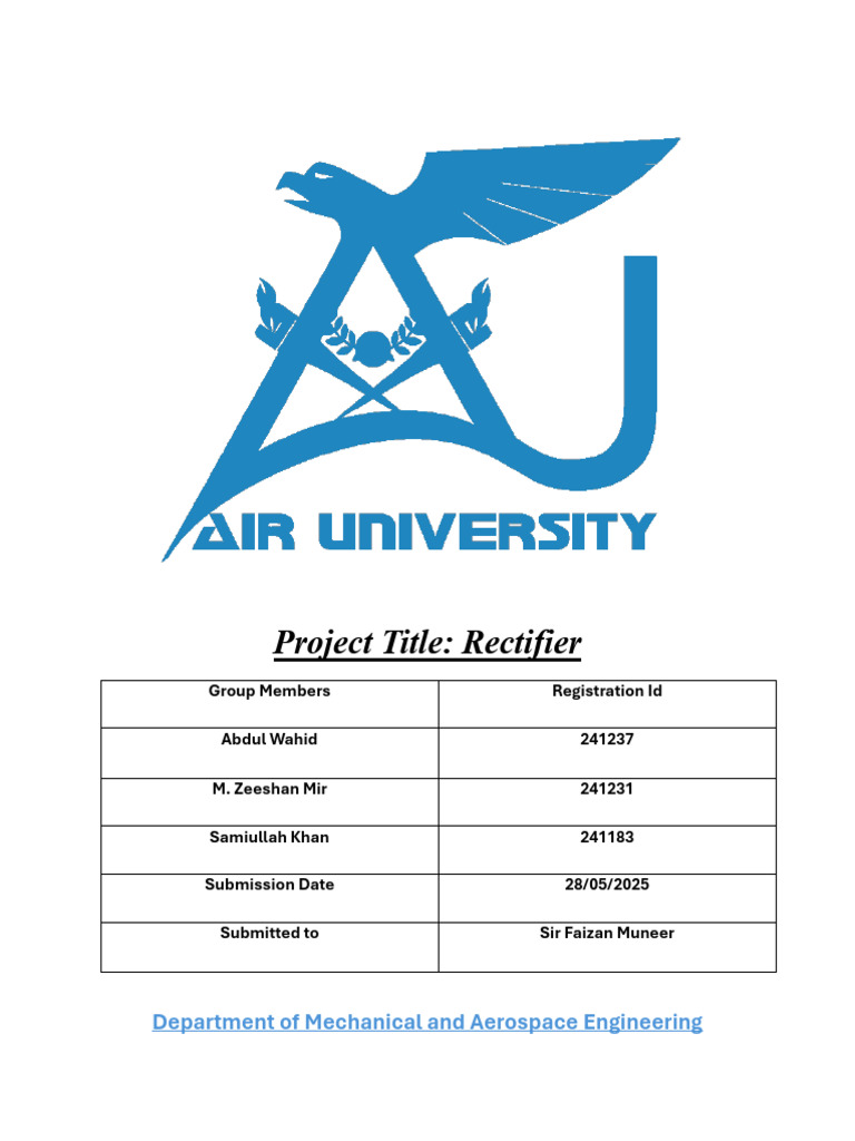 Electrical Project Final Report | PDF | Rectifier | Direct Current