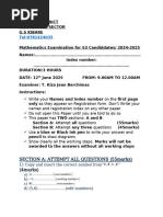Marking Guide: National Exam Math 2023 | PDF | Discrete Mathematics ...