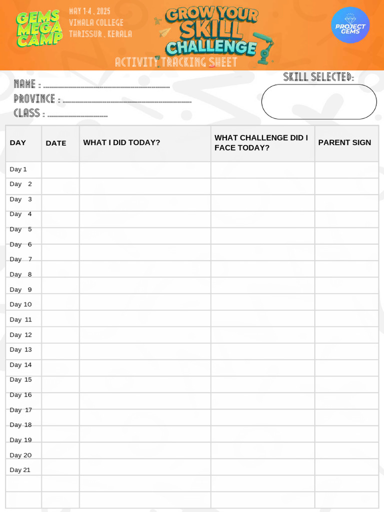 Gems-Post Camp Activity 2025-Grow-your-skill-Challenge Compressed - PDF 20250519 143651 0000 | PDF