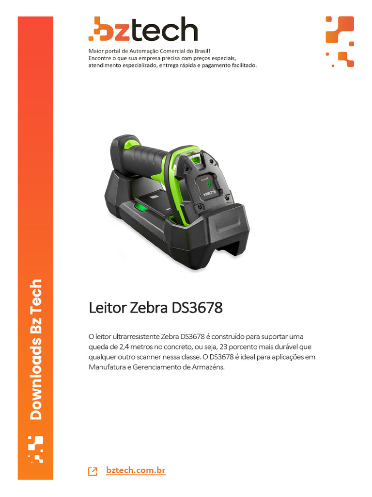 Manual Zebra Ds3678 | PDF | Source Code | Bluetooth