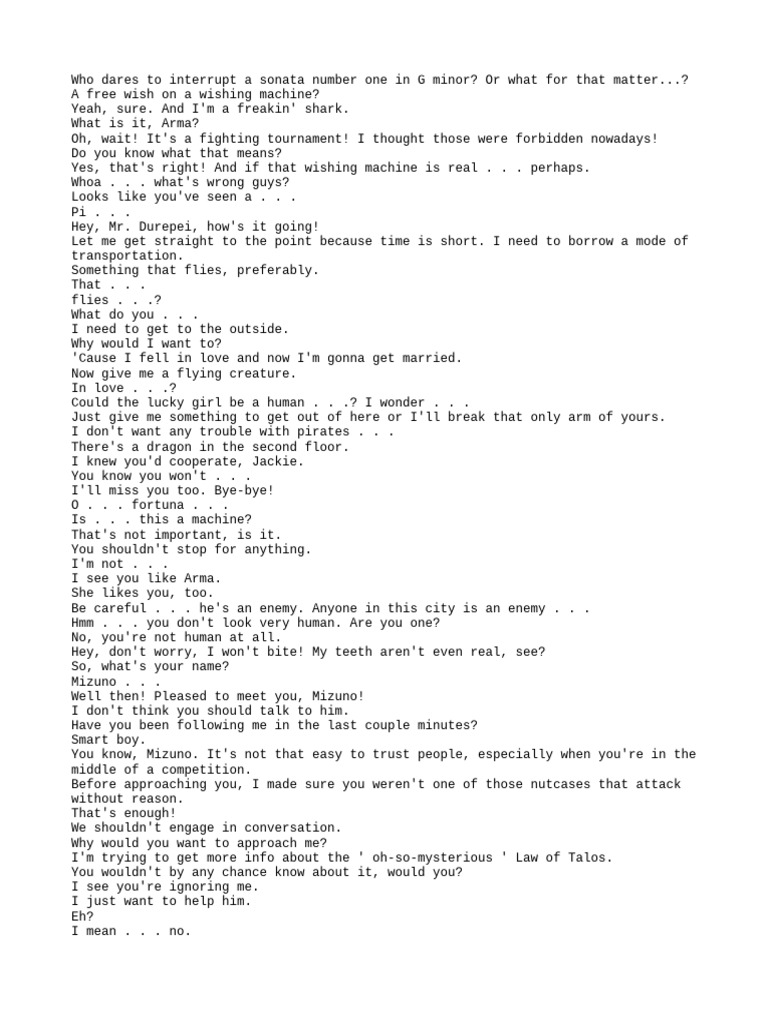 (English) Law of Talos - ALL ROUNDS (DownSub - Com) | PDF