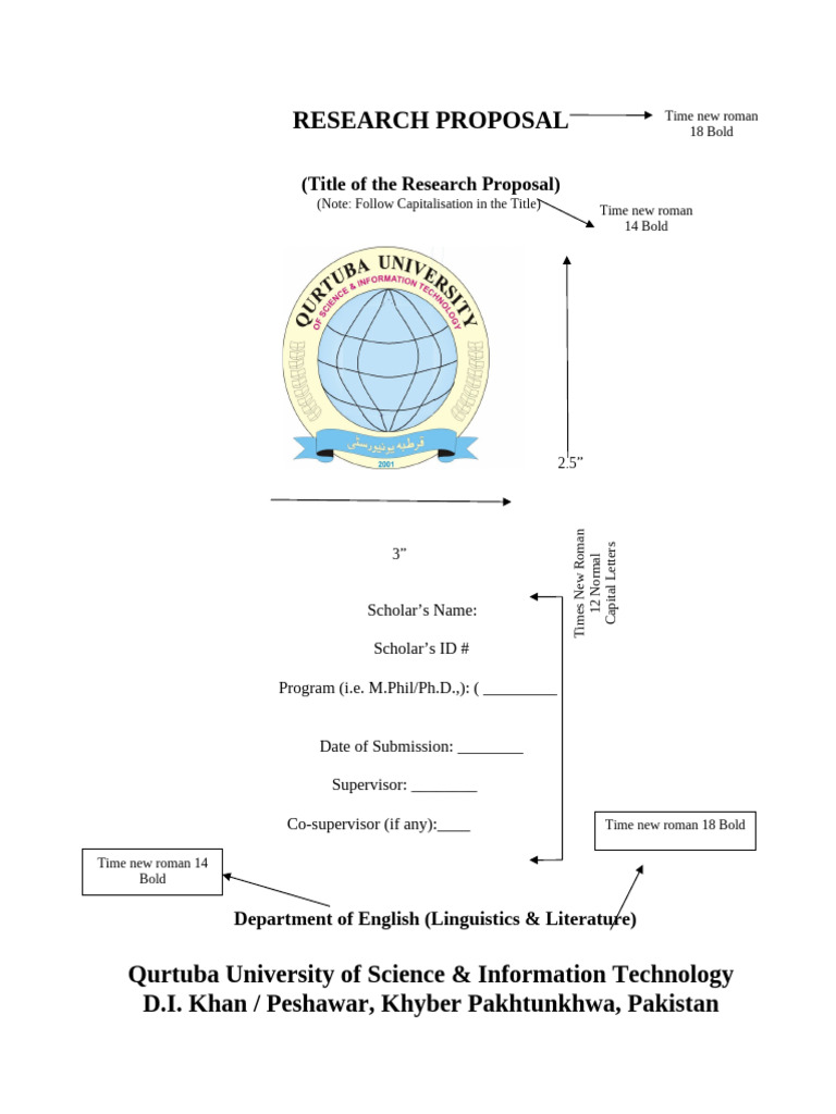 Proposal English Format | PDF | Hypothesis | Methodology
