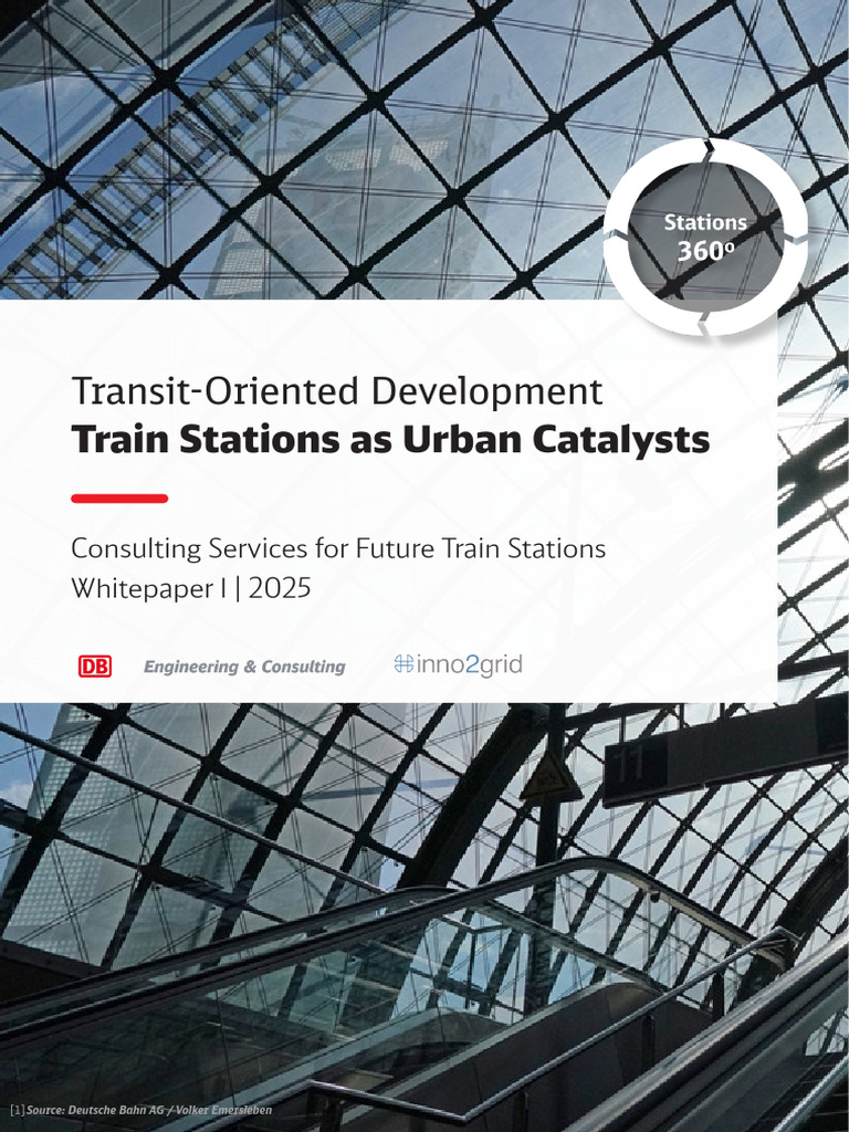 Whitepaper - Train Stations As Urban Catalysts | PDF | Public Transport | Sustainability