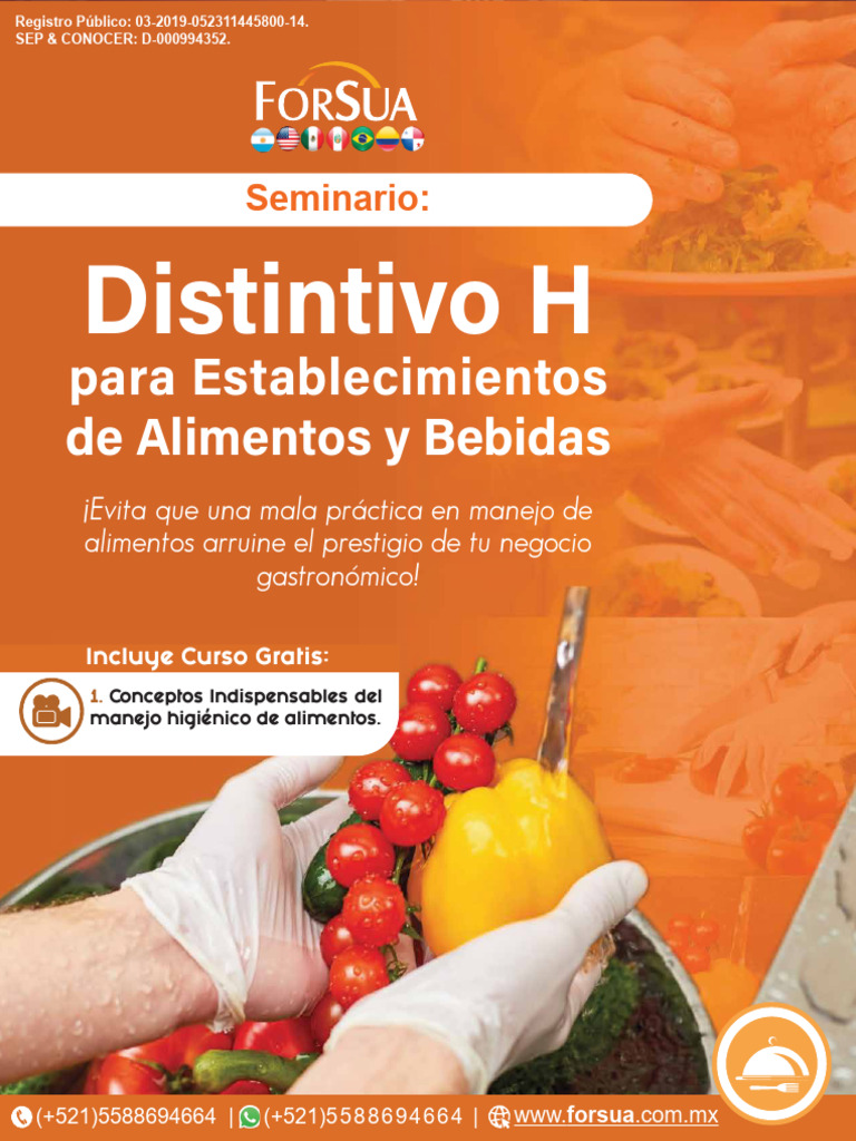 Distintivo H para Establecimientos de Alimentos y Bebidas | PDF ...