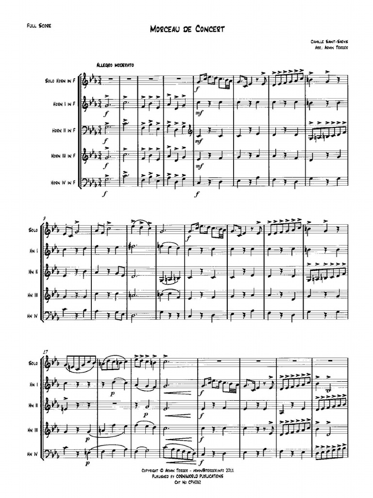 Morceau de Concert | PDF