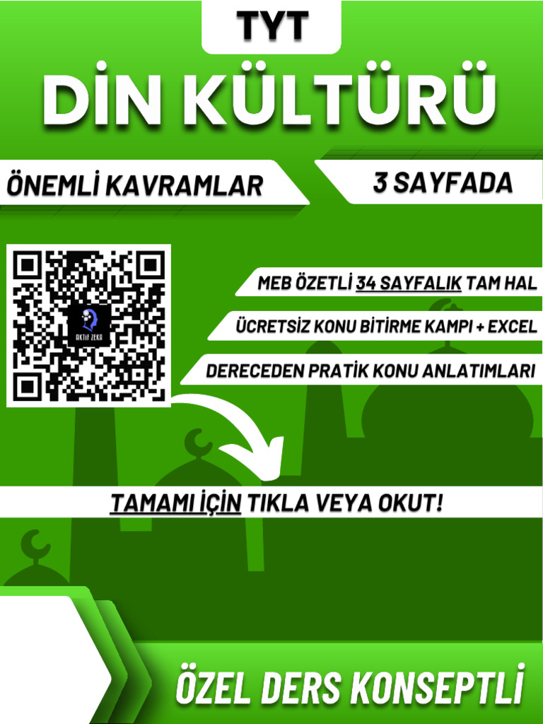 TYT Din Full Özet (220 X 297 MM) - Kopya | PDF
