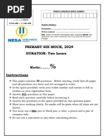 Math p6 Questions From Nesa | PDF | Area