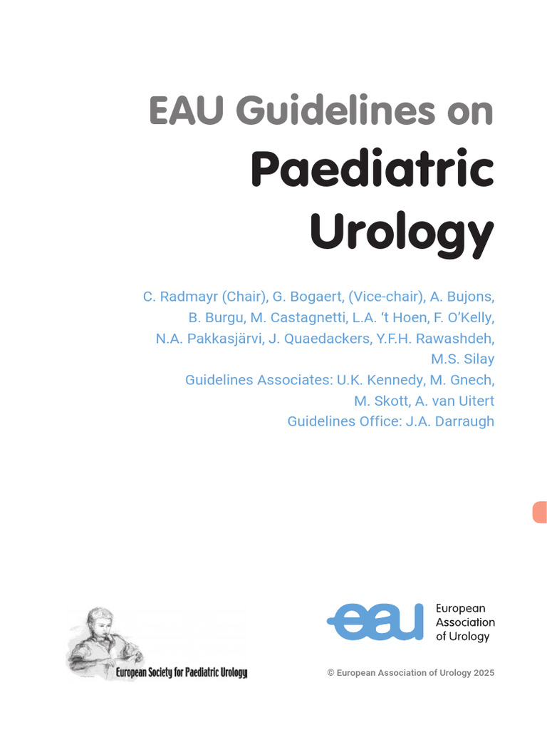 EAU Guidelines On Paediatric Urology, April 2025 | PDF | Urology ...