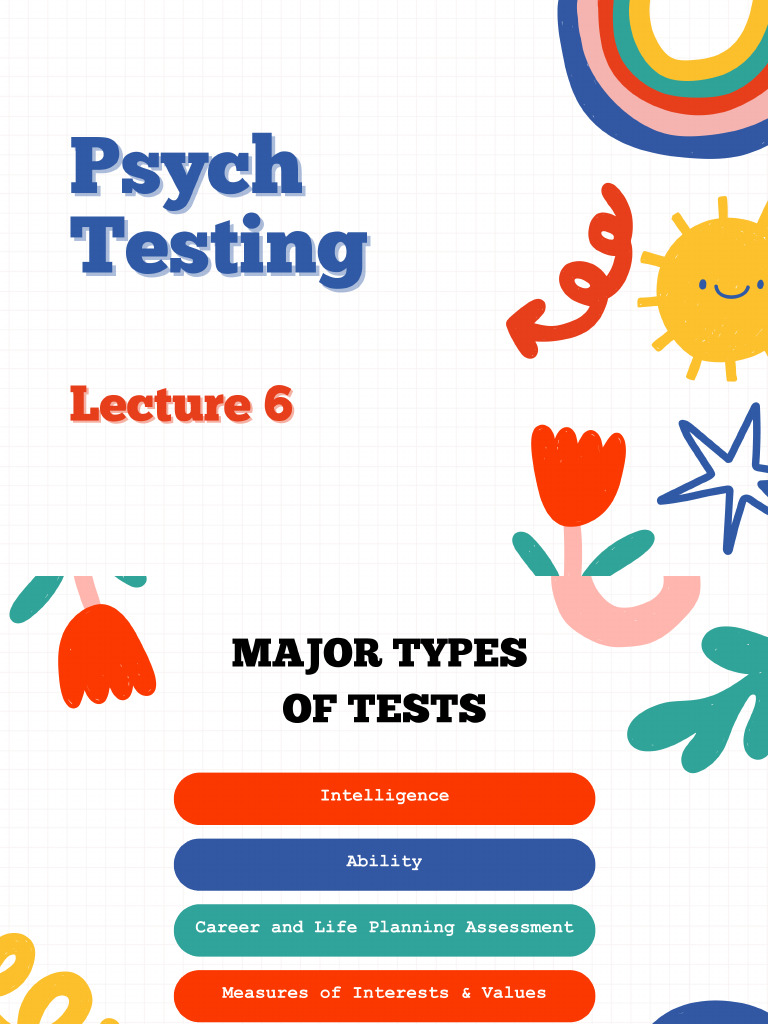 Psych Testing Lec 6 - 424fac0e 1e60 46cf Adfc A56824343ac1 | PDF