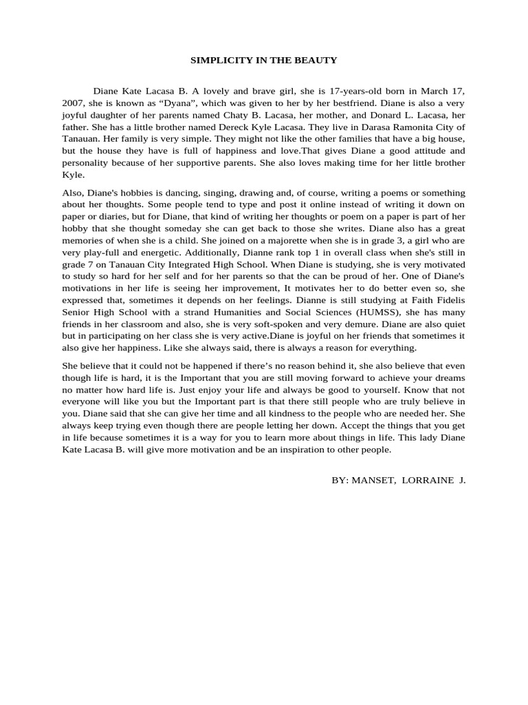 Simplicity in The Beauty | PDF | Cognition | Social Psychology