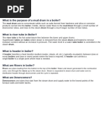 Boiler Steam Drums Overview | PDF | Boiler | Steam