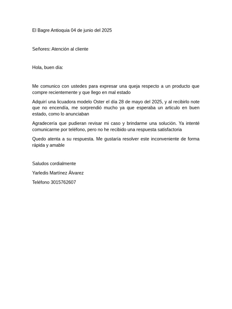 Carta Formal e Informal | PDF