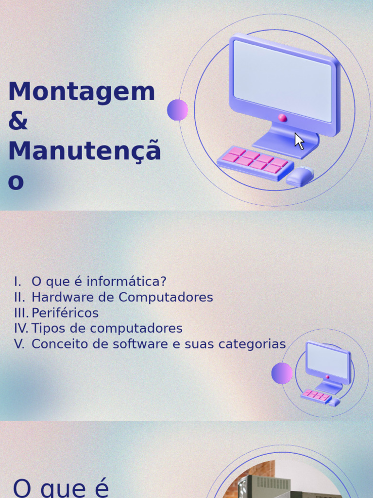 Introdução Á Informática | PDF | Hardware de computador | Sistema ...