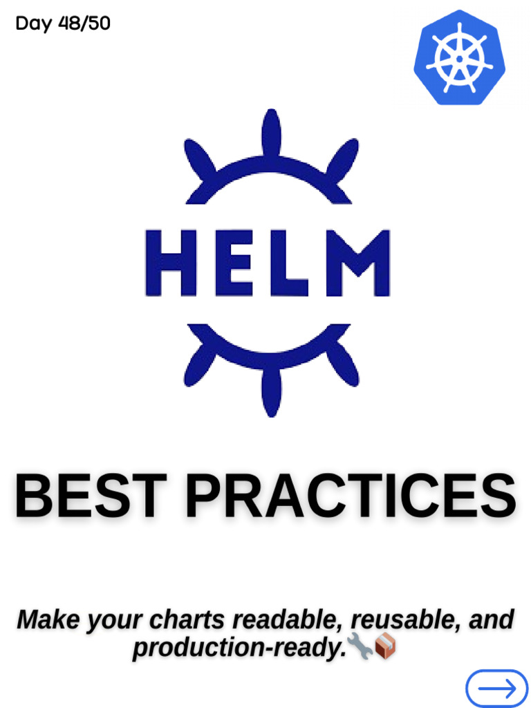 Helm Chart Best Practices | PDF