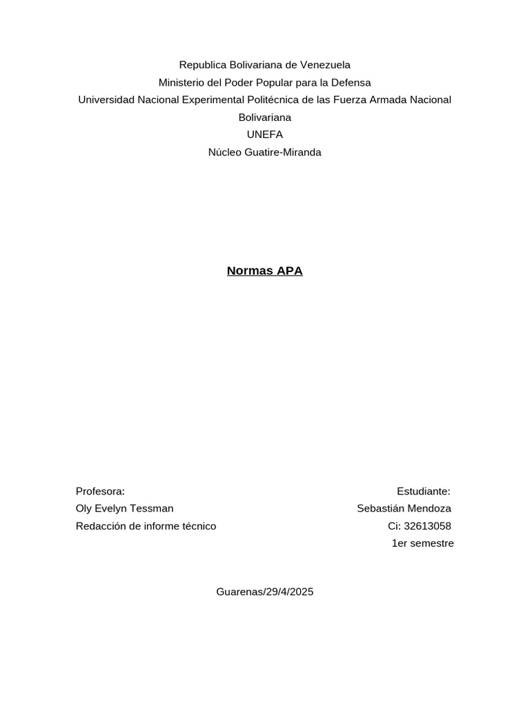 Normas Apa | PDF | Software de la aplicacion | Estilo apa