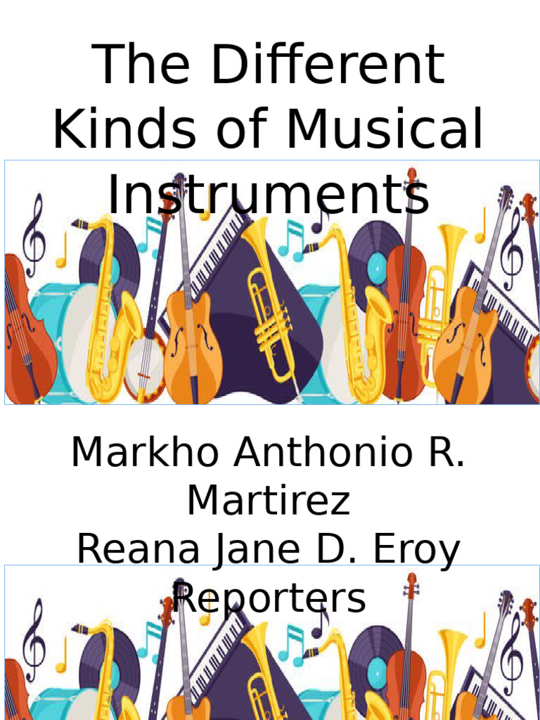The Musical Instruments | PDF | Woodwind Instruments | String Instruments