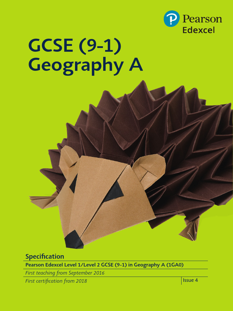 Edexcel A-Level Geography 2024 Overview | PDF | Tropical Cyclones ...