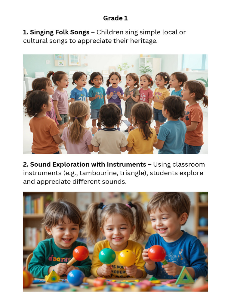 Singing Folk Songs - Children Sing Simple Local or Cultural Songs To ...