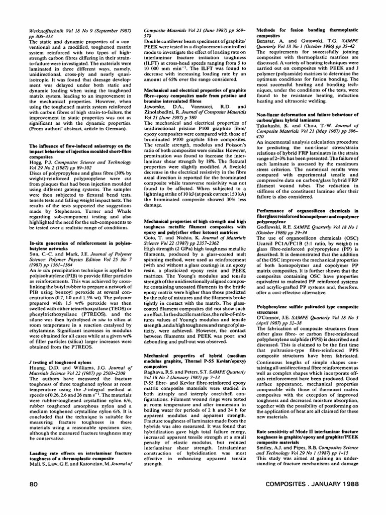 Methods For Fusion Bonding Thermoplastic Composites | PDF | Composite ...