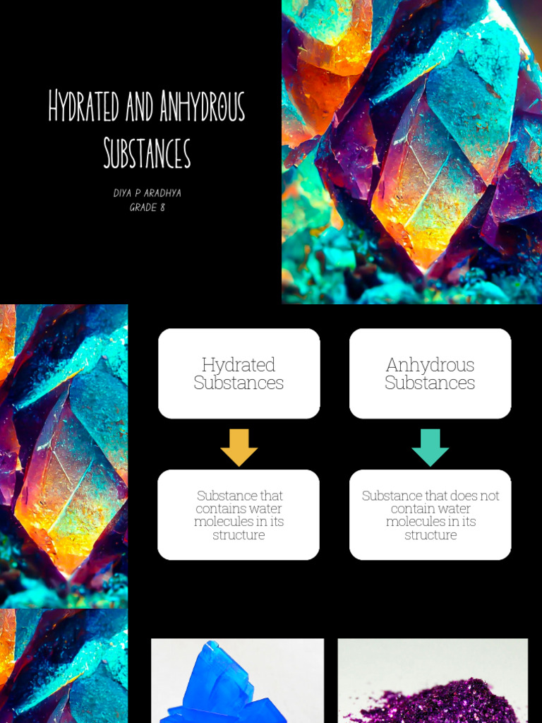 Hydrated and Anhydrous Salt | PDF