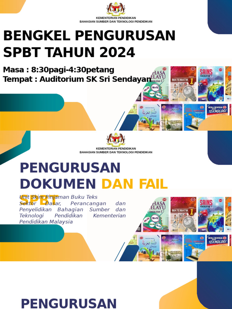 Pengurusan Fail SPBT | PDF