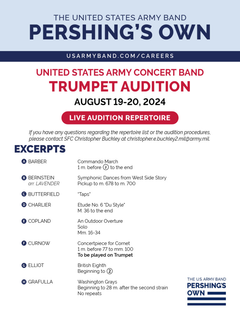 CT Trumpet August Packet | PDF | Compositions For Orchestra | Classical ...