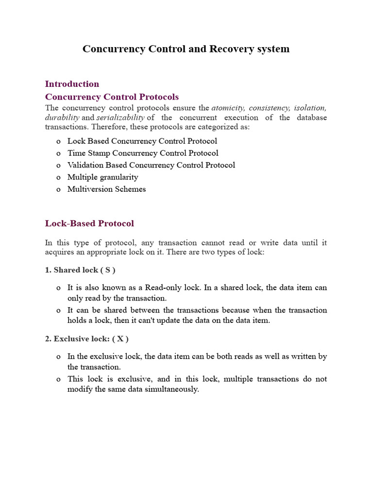 Wa0020. | PDF | Database Transaction | Concurrency (Computer Science)