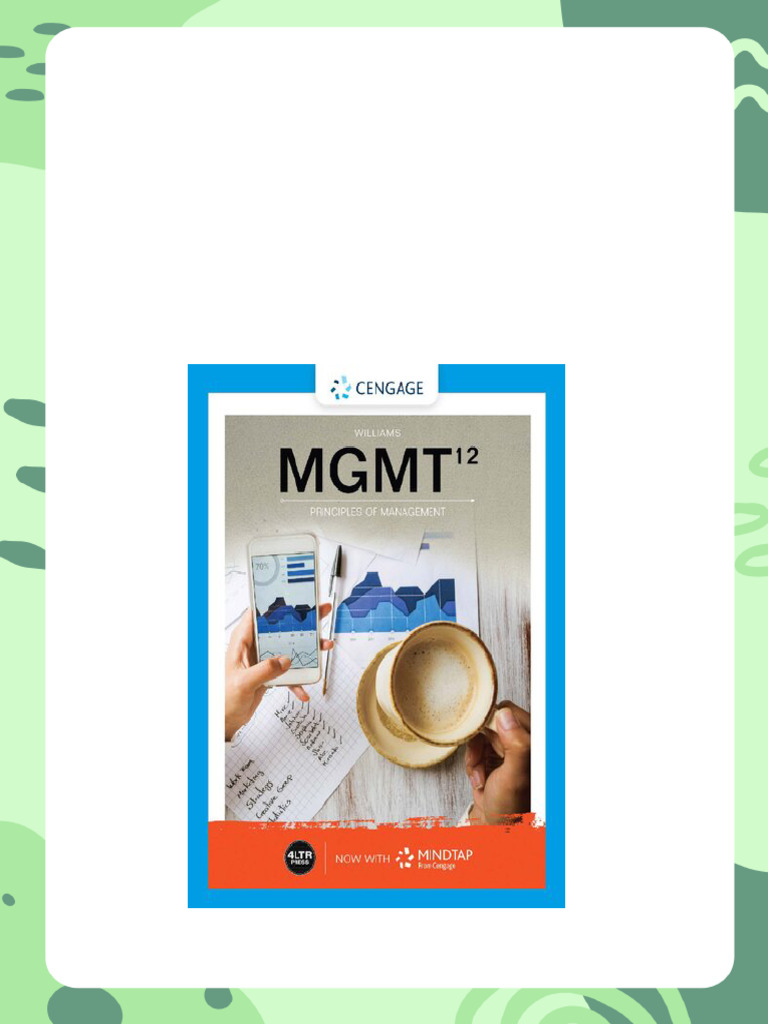 MGMT 12: Principles of Management 12th Edition Chuck Williams - Ebook ...