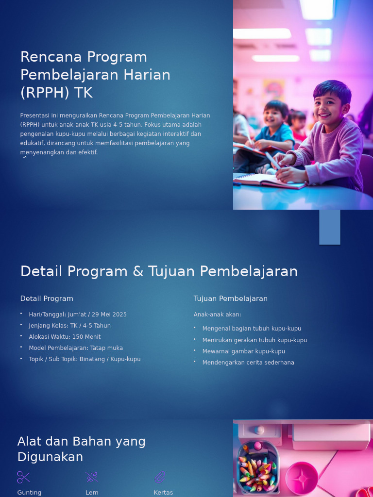 RPPH TK: Pengenalan Kupu-kupu | PDF