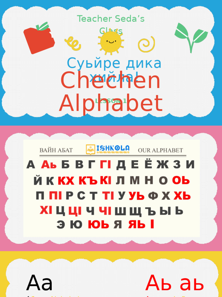 Lesson 1. Alphabet | PDF
