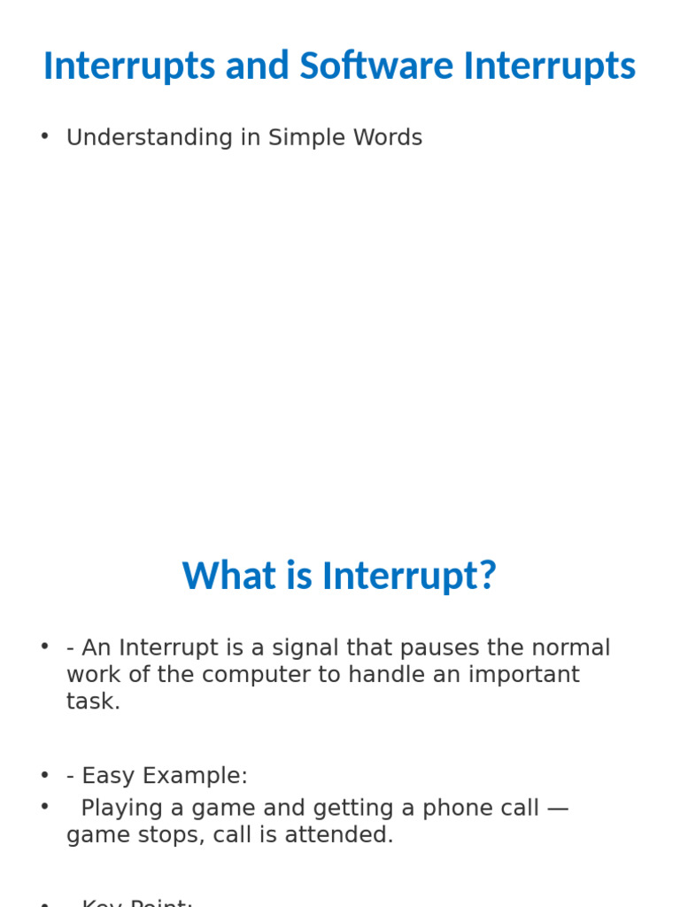 Styled Interrupts Presentation | PDF