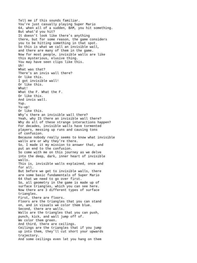 (English) SM64's Invisible Walls Explained Once and For All (DownSub ...